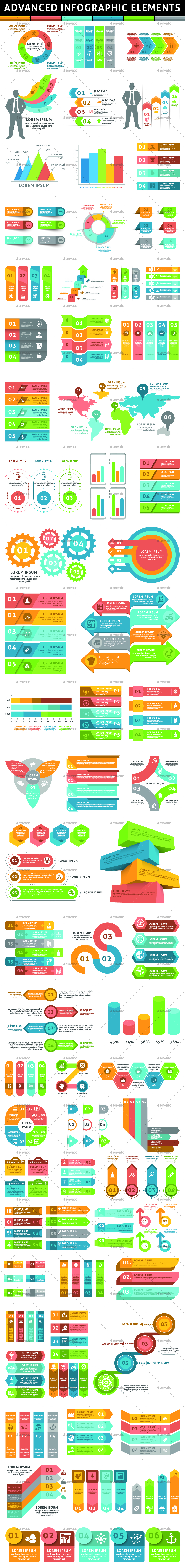 2600 Ultra All in One Infographics, Infographics | GraphicRiver